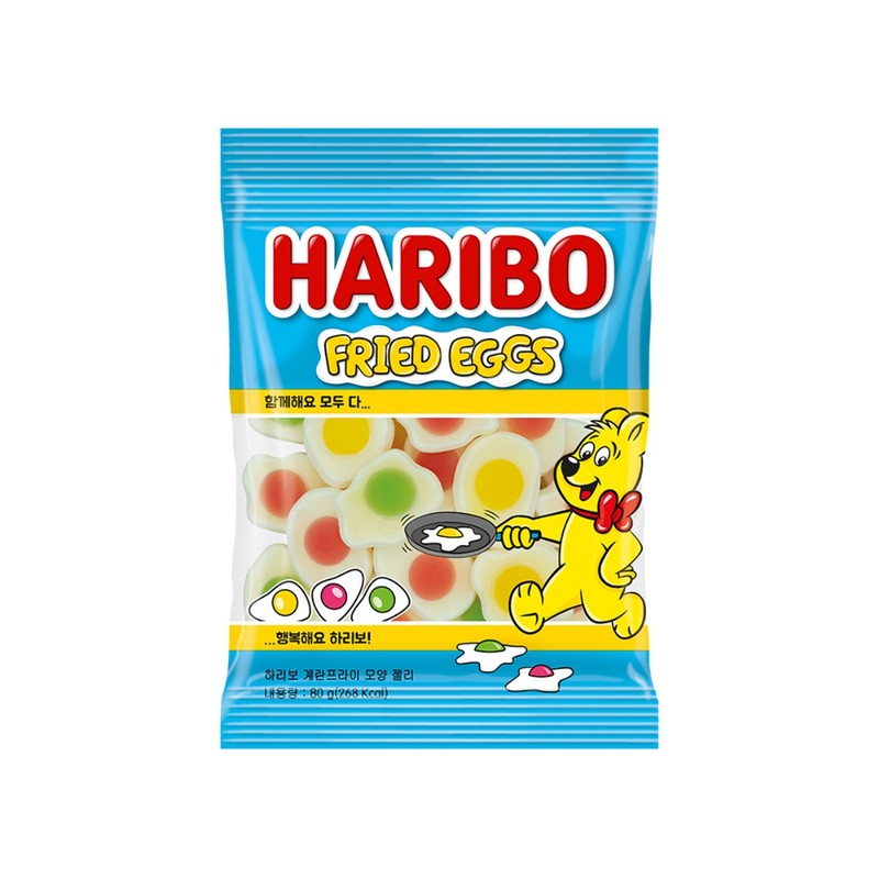 하리보 계란프라이 모양젤리 (80G)ㅣ롯데마트 제타 최상의 신선 식품과 다양한 간편식을 롯데마트 제타에서 만나보세요