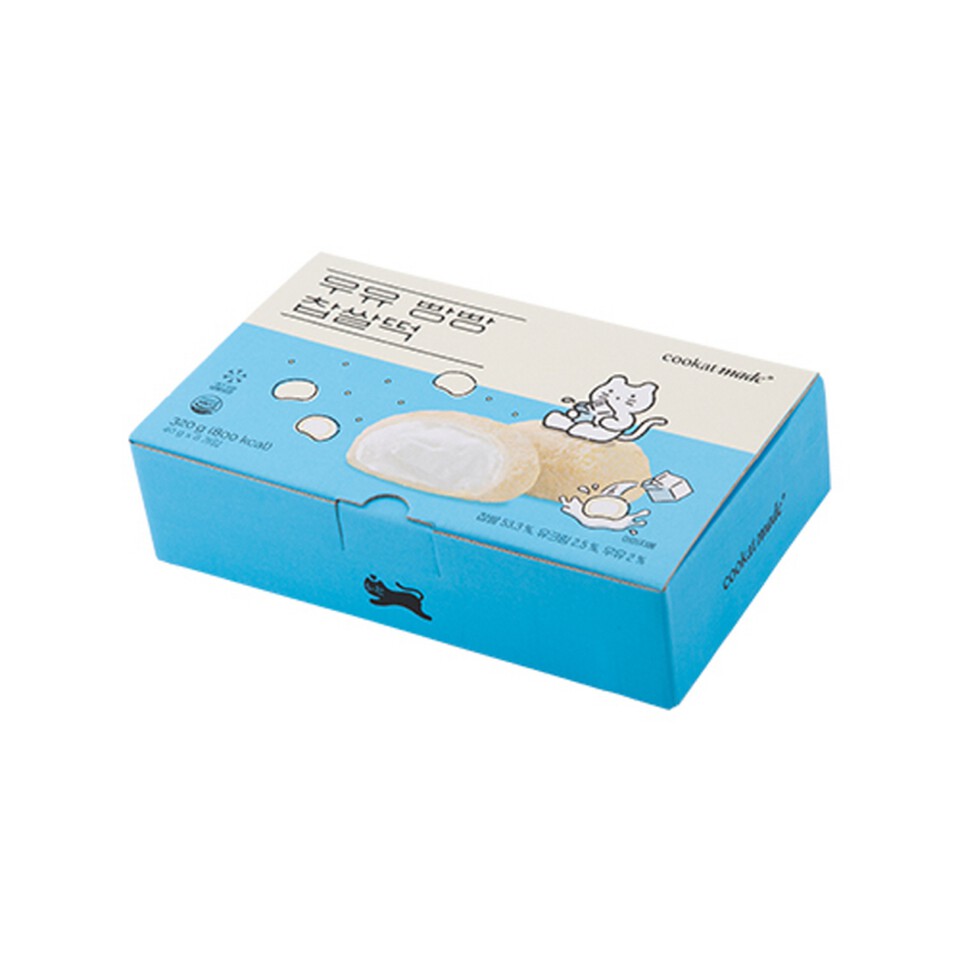 쿠캣 우유빵빵 찹쌀떡 (320G)ㅣ롯데마트 제타 최상의 신선 식품과 다양한 간편식을 롯데마트 제타에서 만나보세요