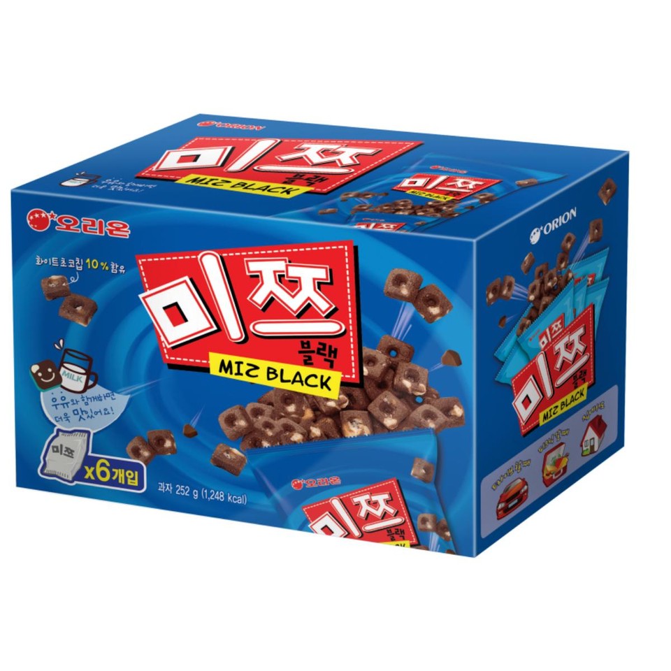 오리온 미쯔 블랙 (252G)ㅣ롯데마트 제타 최상의 신선 식품과 다양한 간편식을 롯데마트 제타에서 만나보세요
