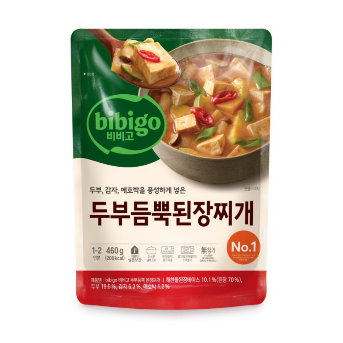 CJ 비비고 두부듬뿍 된장찌개 (460G)ㅣ롯데마트 제타 최상의 신선 식품과 다양한 간편식을 롯데마트 제타에서 만나보세요
