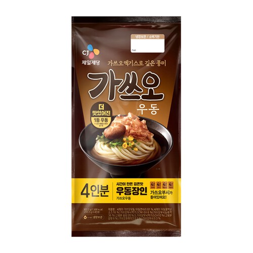 CJ 가쓰오 우동 (4인) (933.2G)ㅣ롯데마트 제타 최상의 신선 식품과 다양한 간편식을 롯데마트 제타에서 만나보세요