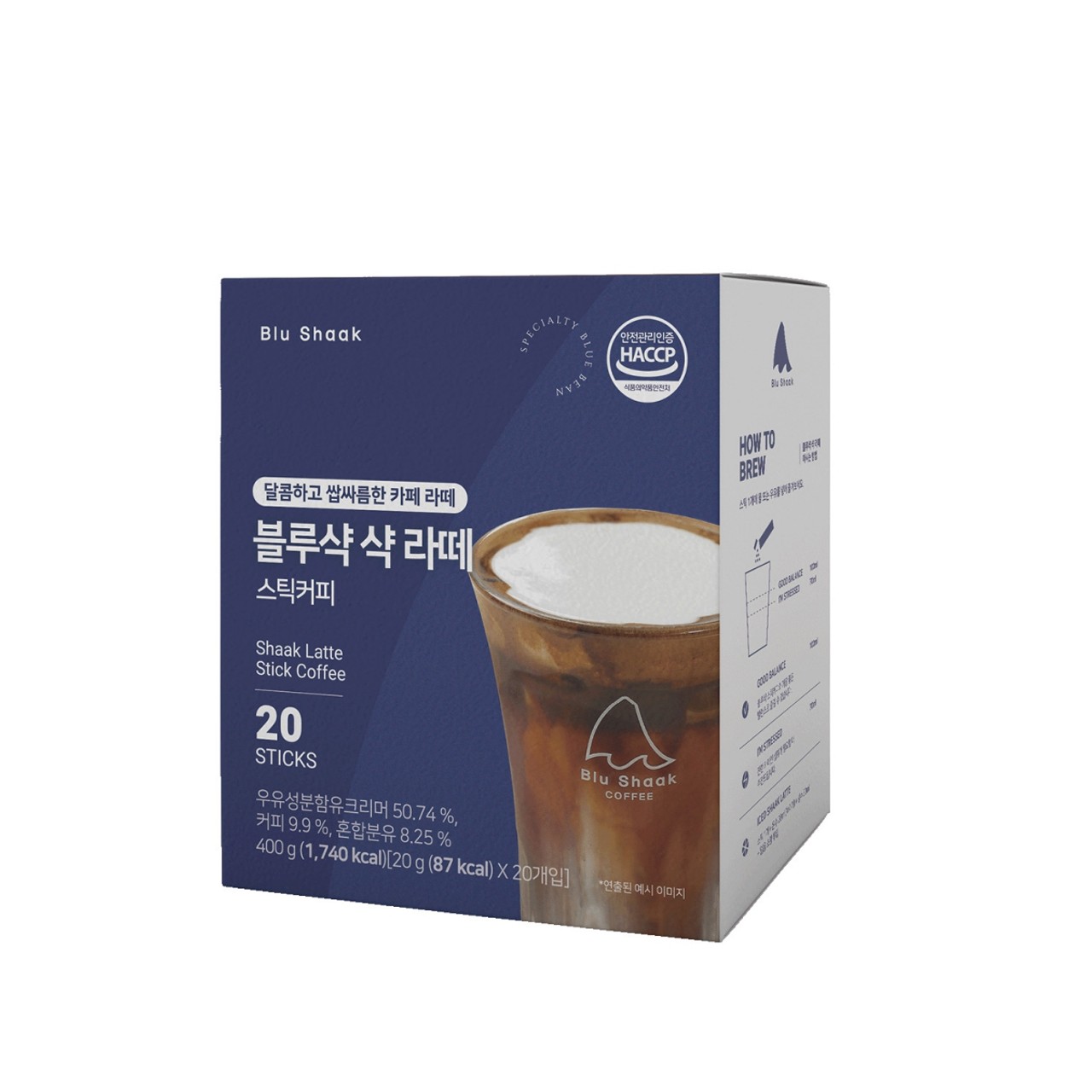 블루샥 라떼 (20G*20입)ㅣ롯데마트 제타 최상의 신선 식품과 다양한 간편식을 롯데마트 제타에서 만나보세요